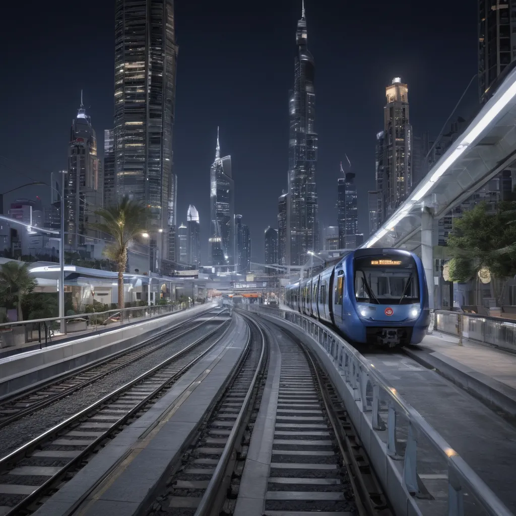 Discovering the Metro Blue Line in Dubai